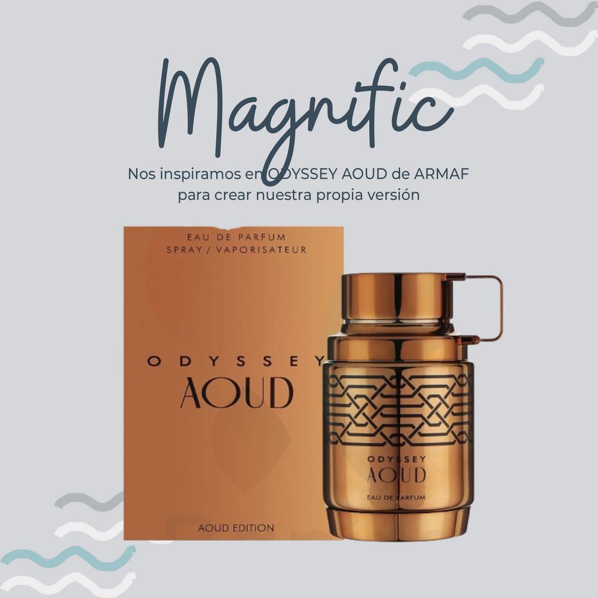 Perfume Magnific Inspirado en ODYSSEY AOUD de ARMAF – PerfumeriaEau